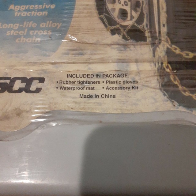 EuroTech Tire Snow Chains Costco 358209 EA 1707 Never for sale online ...