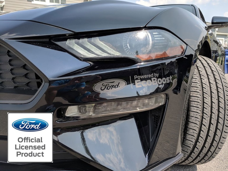2015-2017 Ford Mustang Powered By Ecoboost Bumper Decal Vinyl Sticker ...