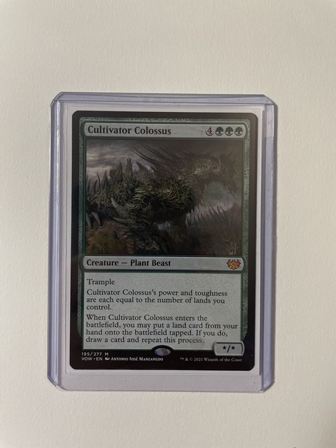 MTG Cultivator Colossus Innistrad: Crimson Vow 195/277 Regular Mythic ...
