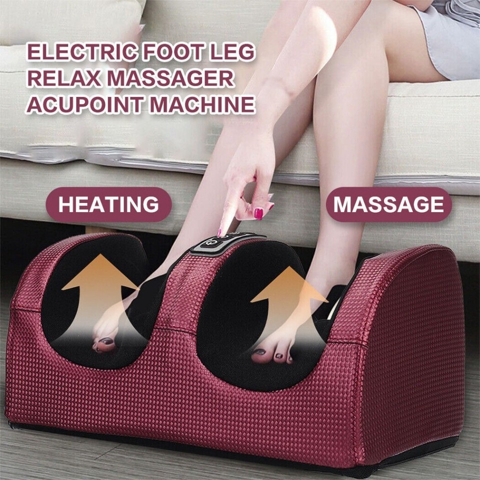 Electric Foot Massager Muscle Pain Relief Leg Calf Massage Kneading ...
