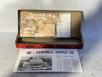 Campbell HO Scale Models, Campbell Supply Company Craftsman Kit | eBay