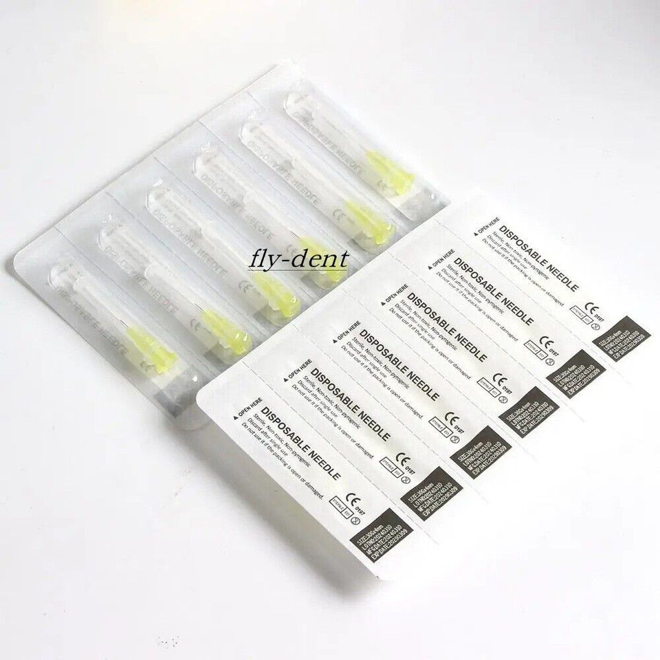 Tattoo Micro Needles Disposable Sterile Injection Syringe Tips Needle 1 ...