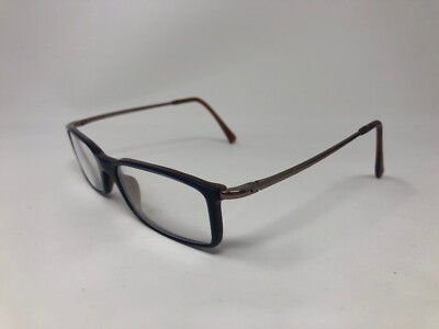 RAY-BAN RB5049 2160 Eyeglasses Frame Italy 50-17-135 Dark Blue/Brown ...