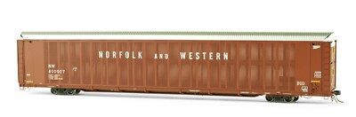 ROKA HO Safe-Pak Autorack Norfolk & Western Bi-Level High Roof Clam ...