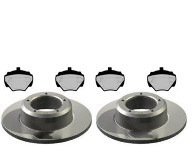 LAND ROVER DEFENDER 90 & 110 REAR BRAKE DISCS AND PADS - SOLID - PLEASE ...