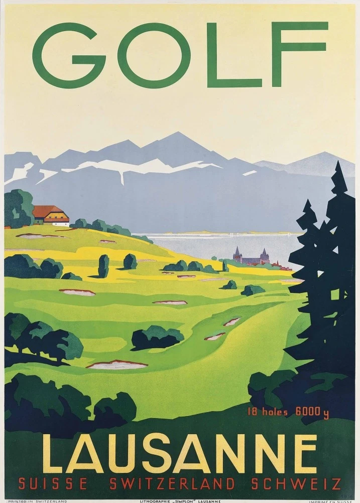 Vintage Golf Artwork