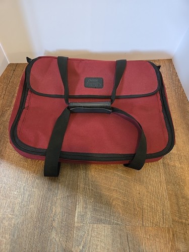 Pyrex Portables Insulated Casserole Carrier Burgundy Black 17x12x3 | eBay