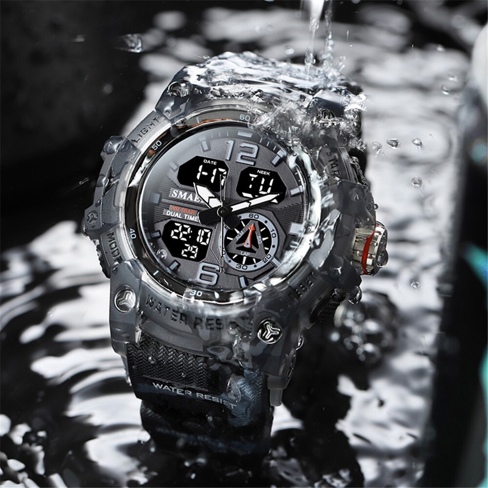 SMAEL Sport Watch Men Camouflage Watches Outdoor Digital Wristwatch ...