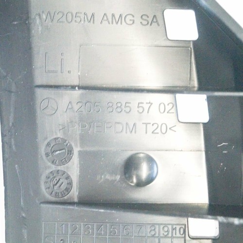 NEW MERCEDES BENZ C CLASS W205 PLASTIC TRIM COVER A2058855702 19-19 ...