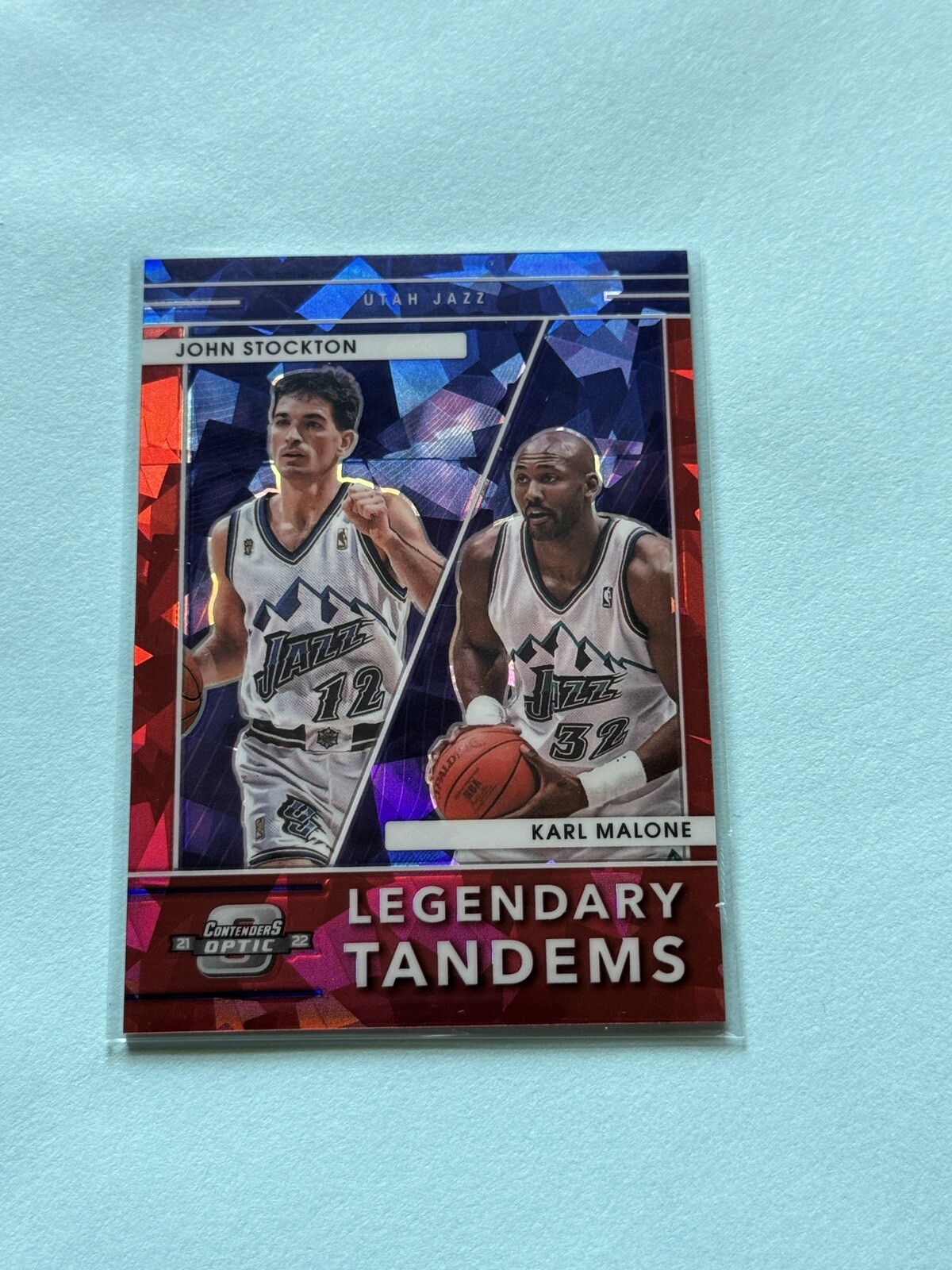2021-22 Panini Contenders Optic - Legendary Tandems Karl Malone, John ...