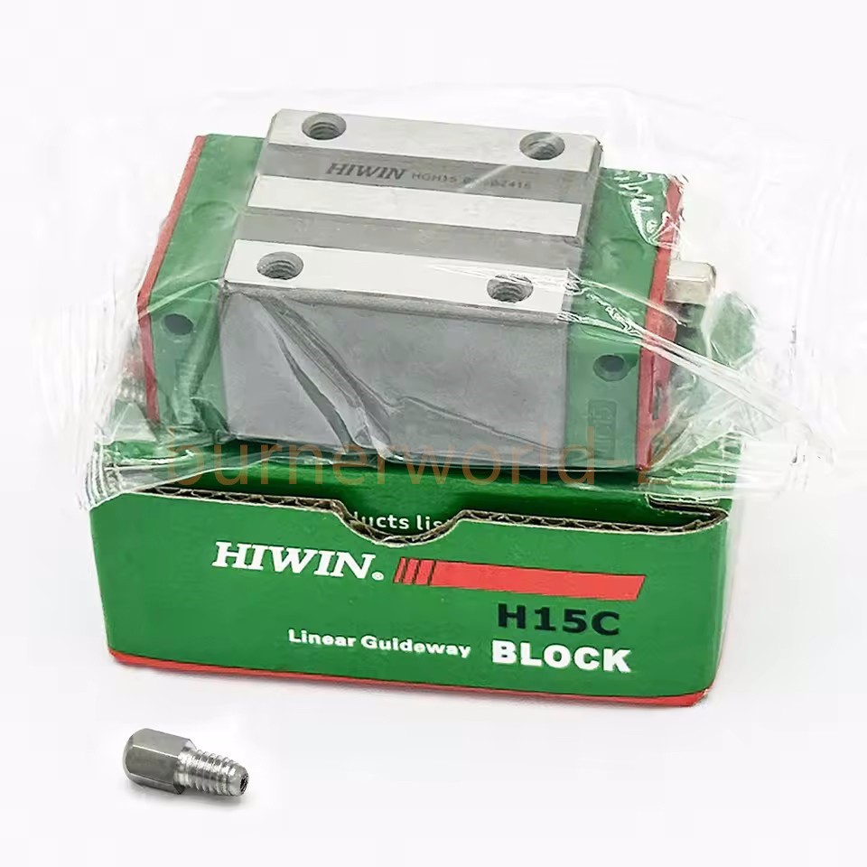 HIWIN HGR15 15mm Linear Rail Guide HGW15CC HGH15CA Rail Block Slider ...