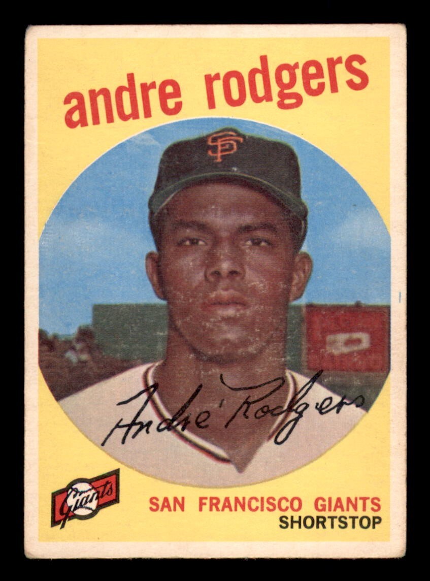 1959 Topps Baseball #216 Andre Rodgers GD *e2 | eBay