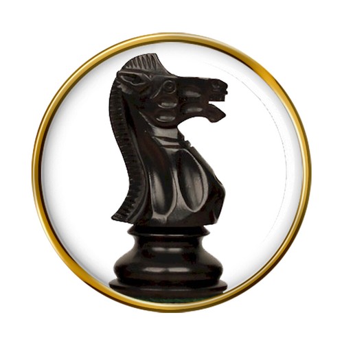 Chess Knight Pin Badge | eBay UK