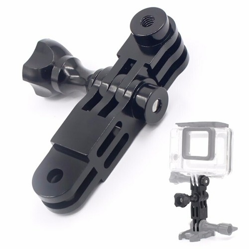 Alloy Extension Connector Adapter 3-Way Pivot Arm Helmet Mount for ...