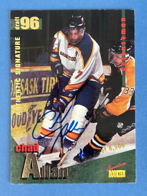 Chad Allan 1995 Signature Rookies Autograph Canucks | eBay