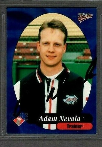 1999 Multi-Ad Sports Cedar Rapids Kernels Adam Nevala Trainer signed ...