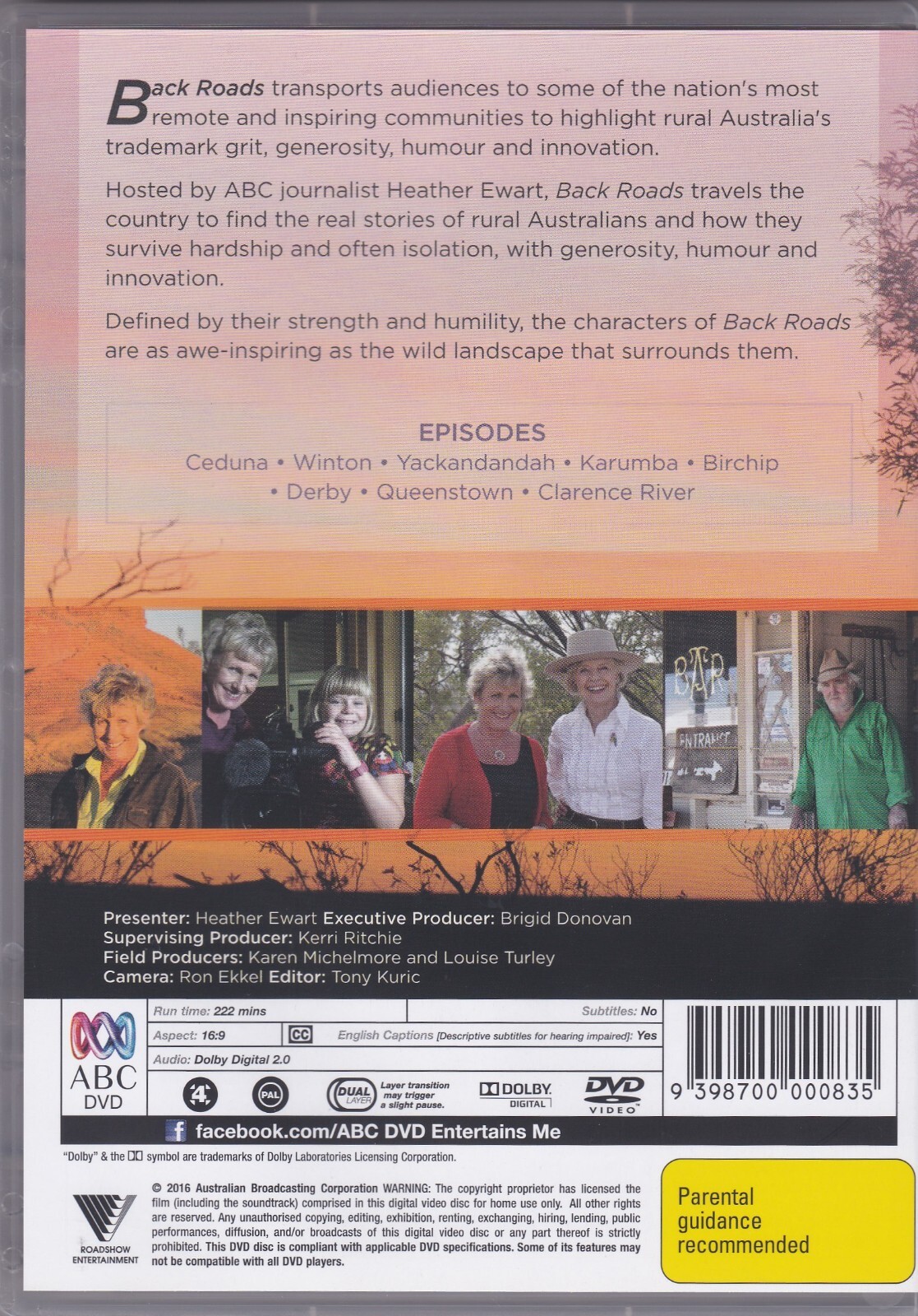 Back Roads - DVD | eBay