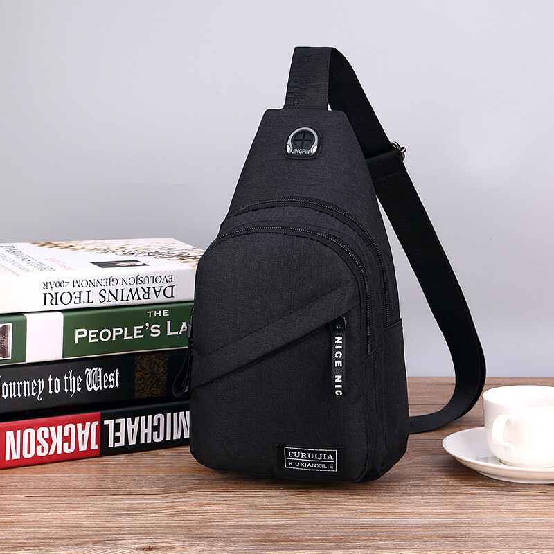 Men Women Sling Bag Chest Fanny Packs Cross Body Travel Sports Shoulder ...