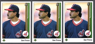 (3) 1989 UPPER DECK DAN FIROVA ROOKIE #32 LOT **NM-MT** CLEVELAND | eBay