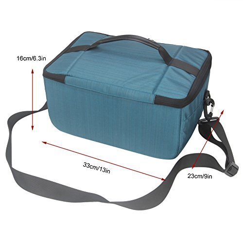 Koolertron Dslr Camera Insert Bag Purse Universal Liner Lens Pouch Blue ...