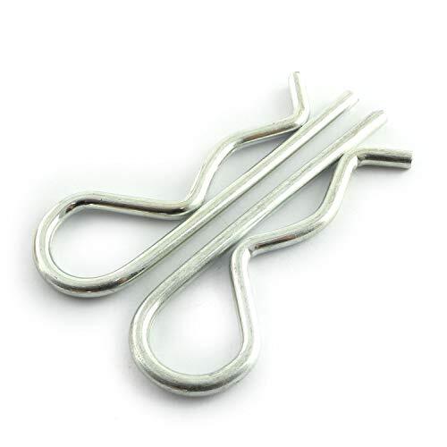 2 PCS Stainless Steel R Clips Spring Retaining Wire Hair Pins Lynch ...