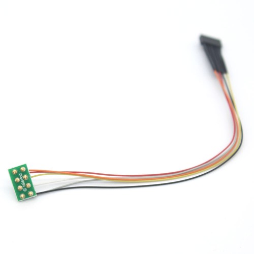 6-Pin NEM651 DCC decoder socket to 8-pin NEM652 plug adaptor cable. New ...