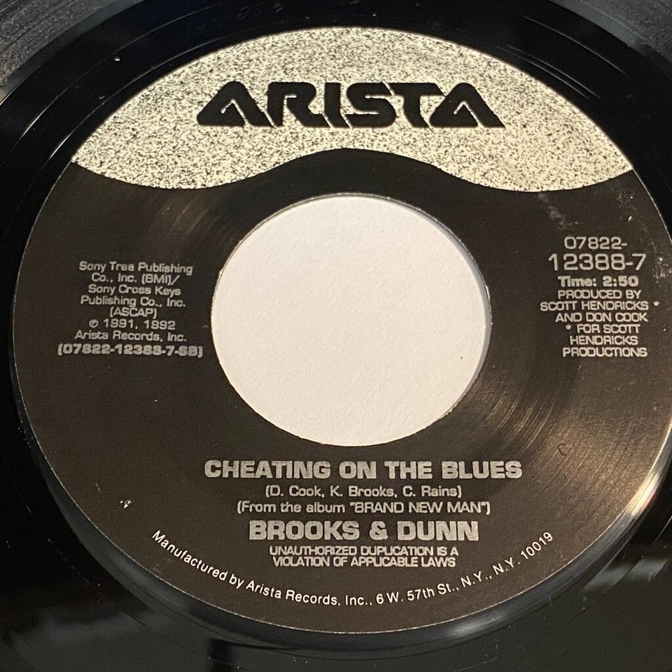 Brooks & Dunn: Neon Moon / Cheating On The Blues 45 - Arista Records | eBay