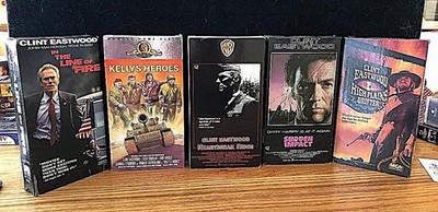 FIVE CLINT EASTWOOD VHS MOVIES | eBay