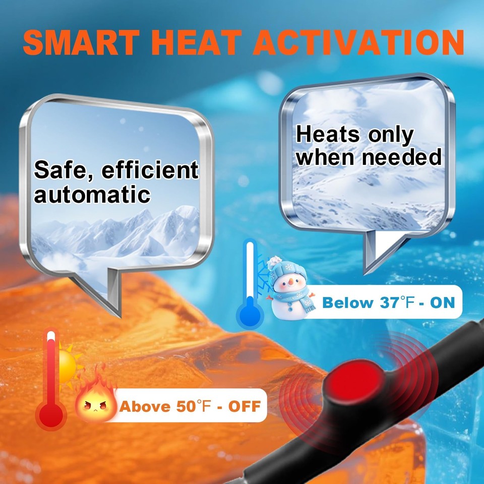 Superior Pipe Heat Cable for Pipe Freeze Protection, Self-Regulating ...