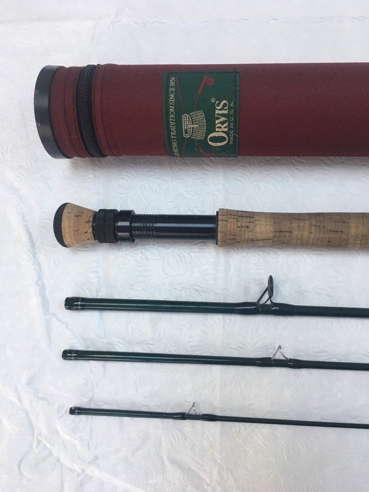 Orvis TLS Power Matrix 906-4 Pieces (S) Tip Flex 9’ 6wt Fly Rod w/Case ...