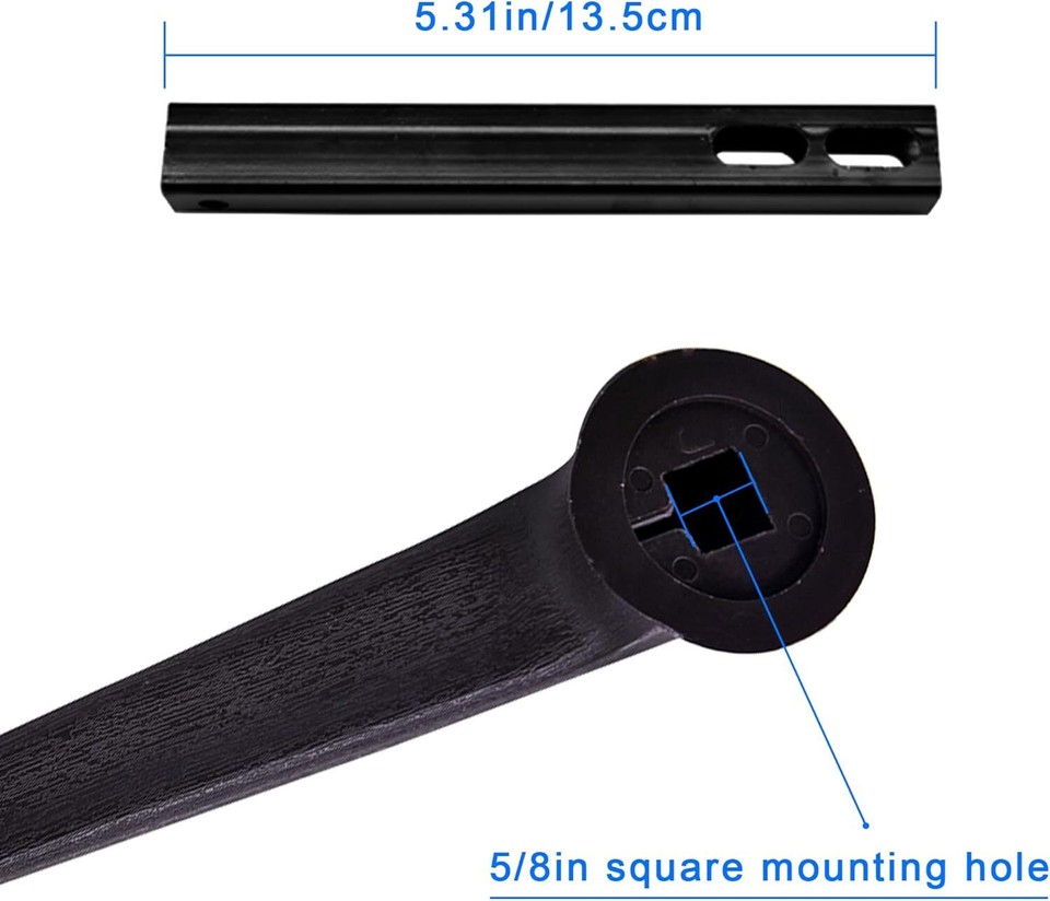 10 Inch Recliner Handle Lever Replacement Kits 5/8 Inch Square Mount ...