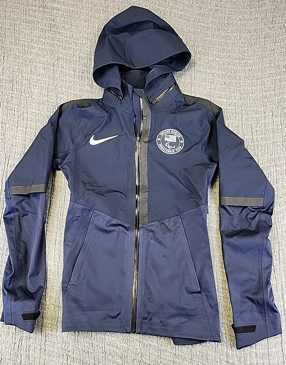 Nike Aeroshield USA Paralympic Team Windbreaker Rain … - Gem
