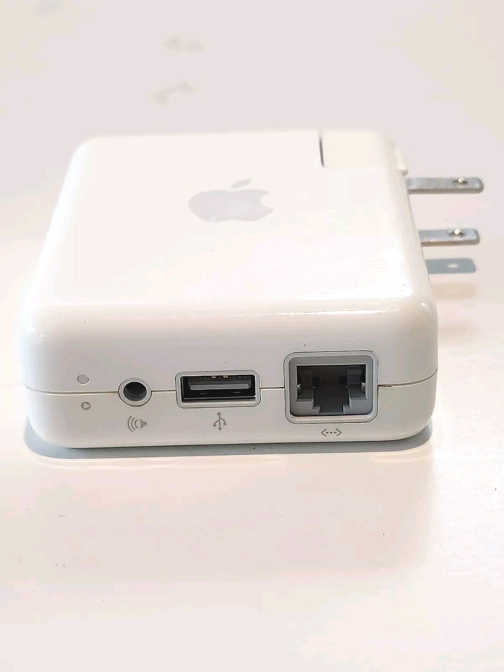 Apple AirPort Express 802.11n Wifi Wireless Router Extender w/USB A1264 ...