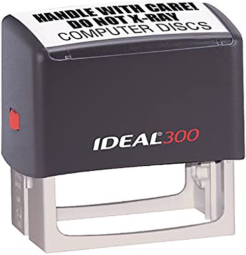 Ideal 300 Replacement Ink Pad Red Ink | eBay