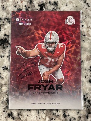 Josh Fryar 2023 Onit Ohio State Buckeyes Autograph /450 Auto OSU | eBay