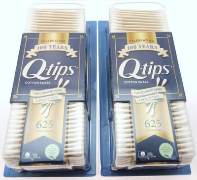 Q-tips 625 Count Cotton Swabs Brand Sealed Sterile Ear 1250 Total ~ Lot ...