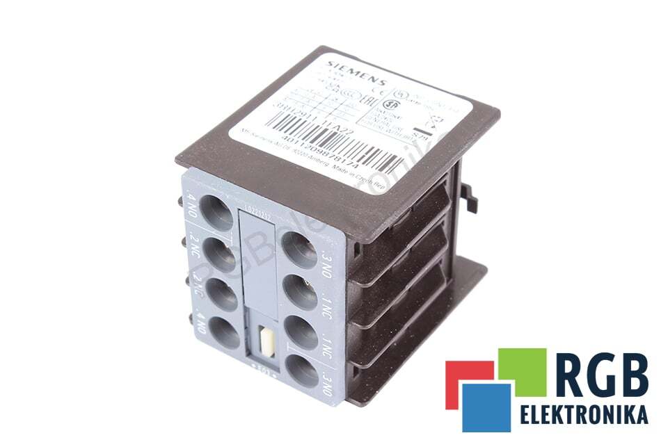 SIEMENS 3RH2911-1FA22 3RH29111FA22 BLOK STYKÓW POMOCNICZYCH 2NO 2NC DO ...