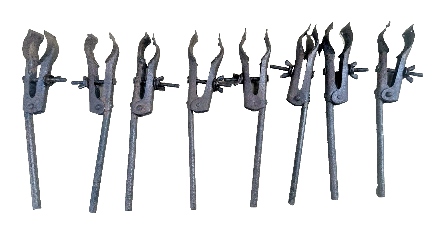 IRON Book binding tying files tools HAND MADE Clips Vise Grip lock ...