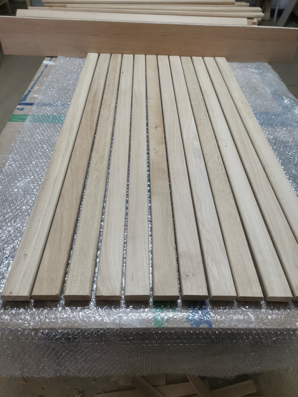 12 OAK european HARDWOOD GARDEN BENCH SLATS 600mm,800mm,1220mm,1500mm ...