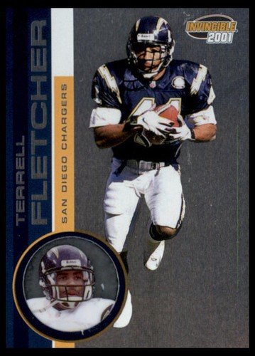 2001 Pacific Invincible #209 Terrell Fletcher San Diego Chargers | eBay