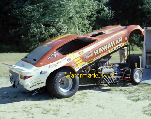 Roland Leong "Hawaiian" "Larry Arnold" 1977 Monza NITRO Funny Car PHOTO ...
