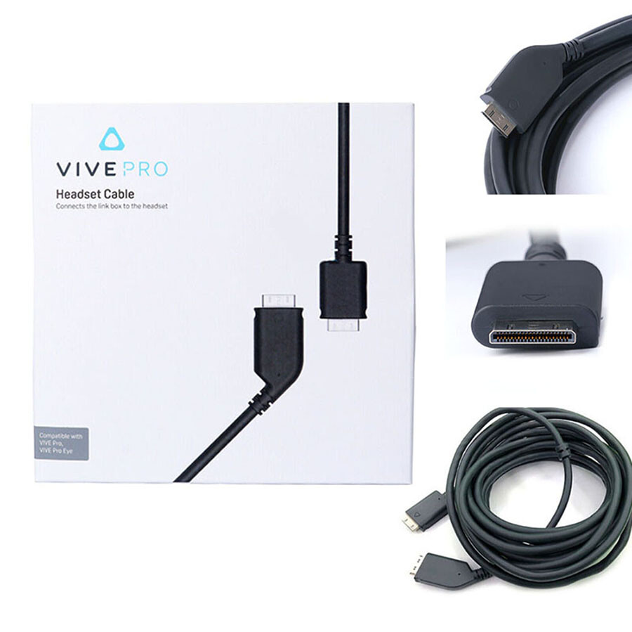 HTC VIVE PRO 5-meter headset cable connect link box to VR headset HTC ...