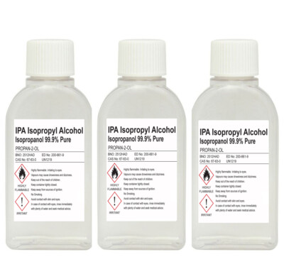 Isopropyl Alcohol IPA Rubbing Isopropanol Liquid - 70%, 91% & 99.9% ...