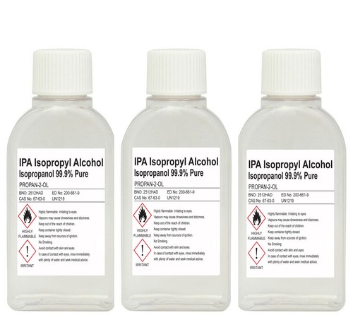 Isopropyl Alcohol IPA Rubbing Isopropanol Liquid - 70%, 91% & 99.9% ...