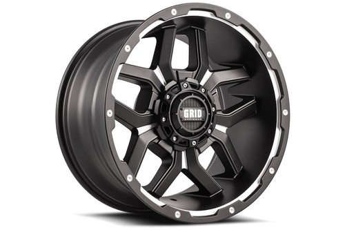 Grid Wheels 20x10 Black With Natural Accents Wheel | eBay