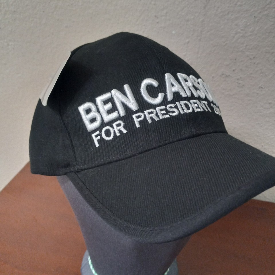 Rare Ben Carson For President 2016 Campaign Hat - New With Tag 3979 | eBay