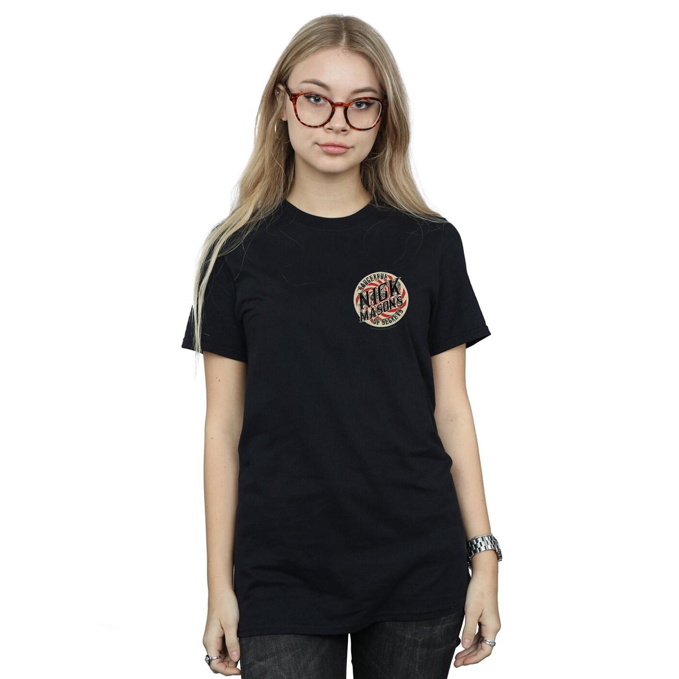 Nick Mason Womens/Ladies Saucerful Of Secrets Faux Pocket Cotton ...