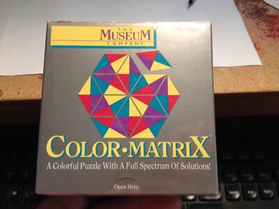 The Museum Company 1995 Color-Matrix Puzzle 12 Pieces NEW SEALED | eBay