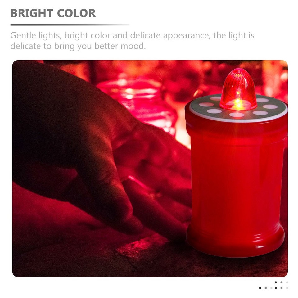 2 Pcs Decorative Outdoor Light Battery Powered Garden Yard Lawn Light ...