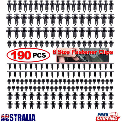 190 PCS Car Body Trim Retainer Clips Bumper Auto Panel Push Plastic ...